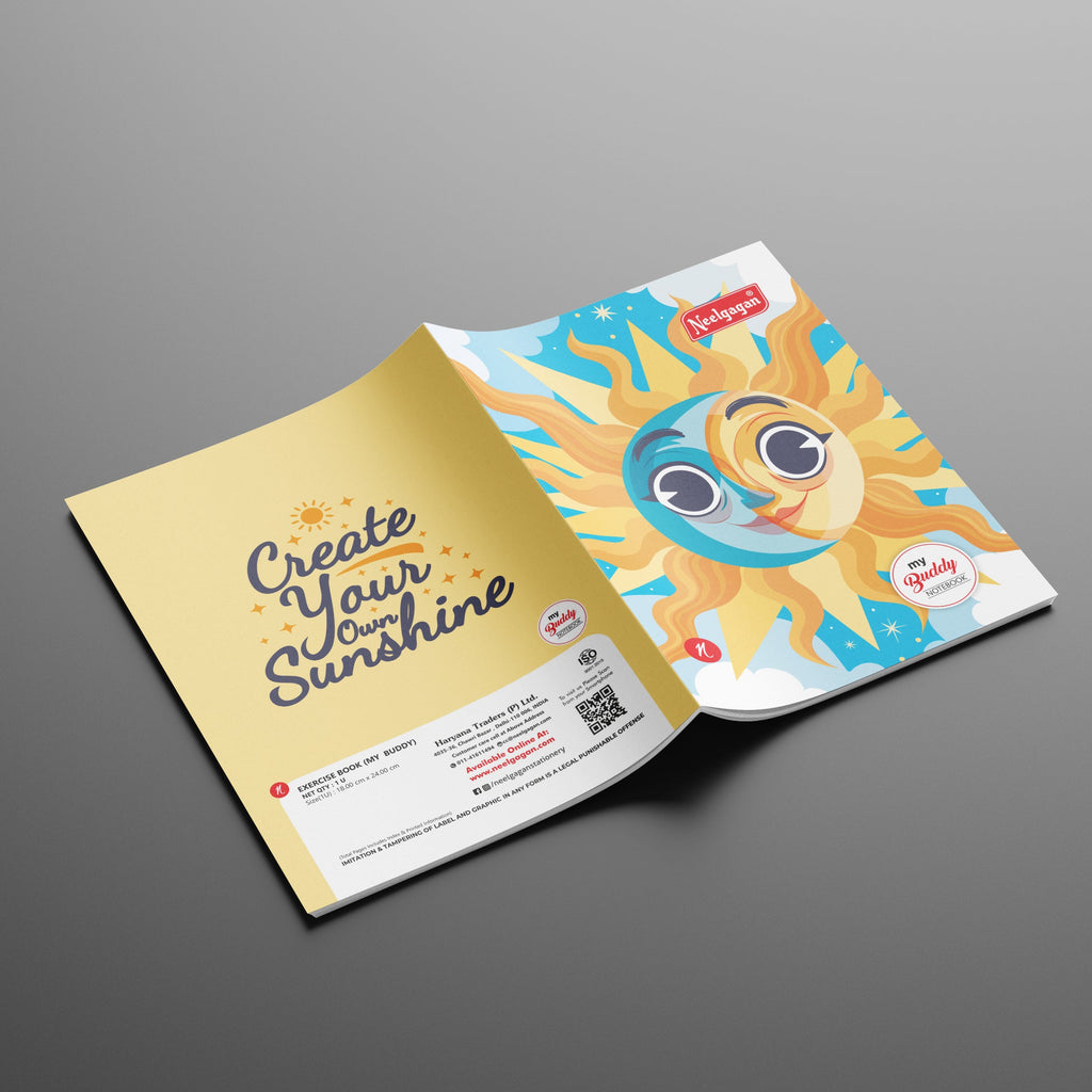 My Buddy Notebook, Copy Size (18cm X 24cm) Softcover – Neelgagan