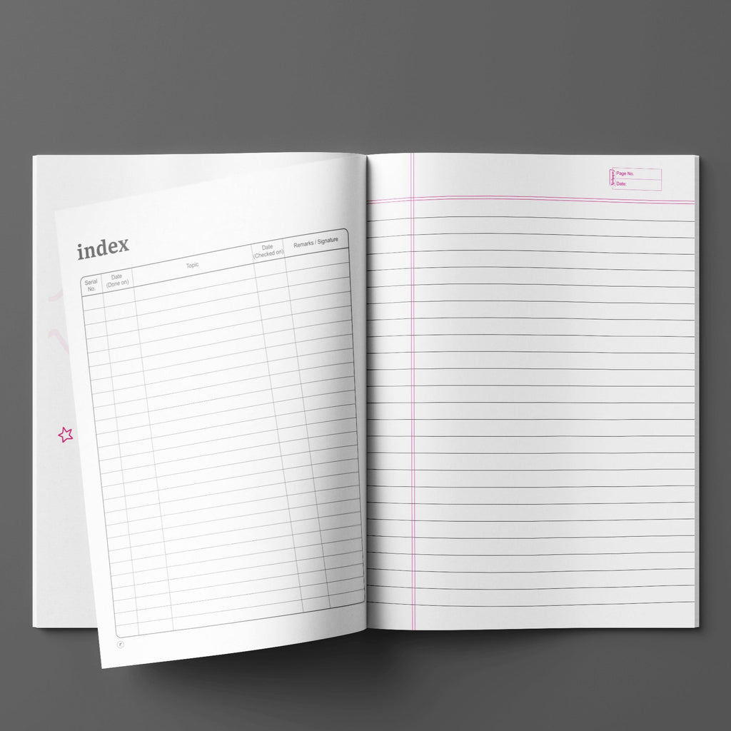 Pearl Notebook A4, Register, (21cm X 29.7cm) Softcover