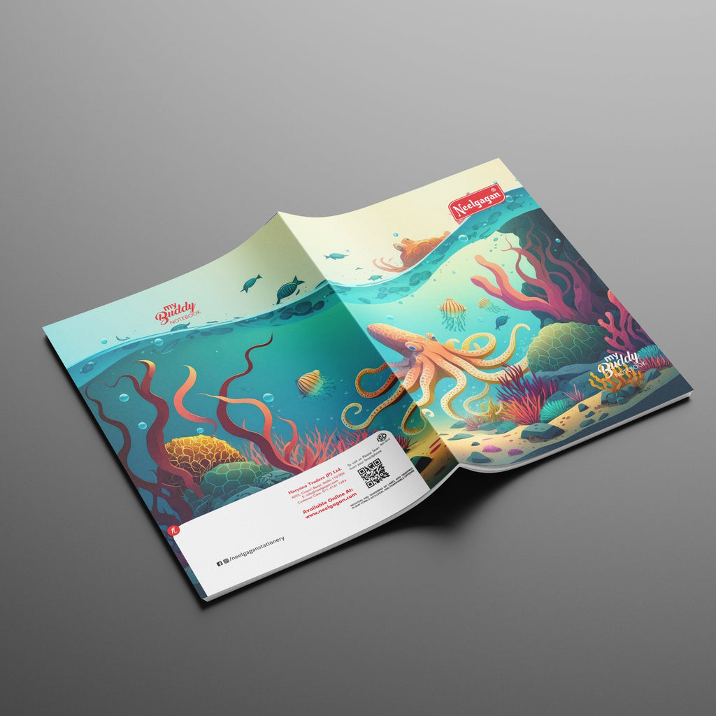 My Buddy Notebook, Copy Size (18cm X 24cm) Softcover – Neelgagan