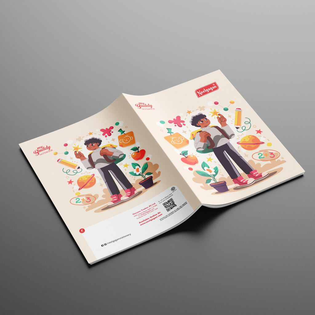 My Buddy Notebook, Copy Size (18cm X 24cm) Softcover – Neelgagan