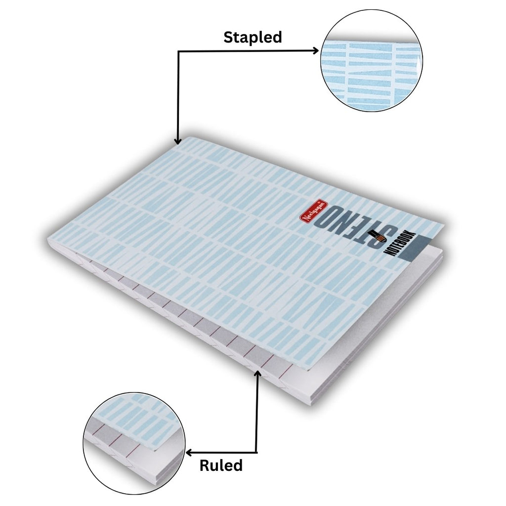 Steno Notebook, 12.5cm x 19.0cm (Soft cover) (Shorthand) – Neelgagan