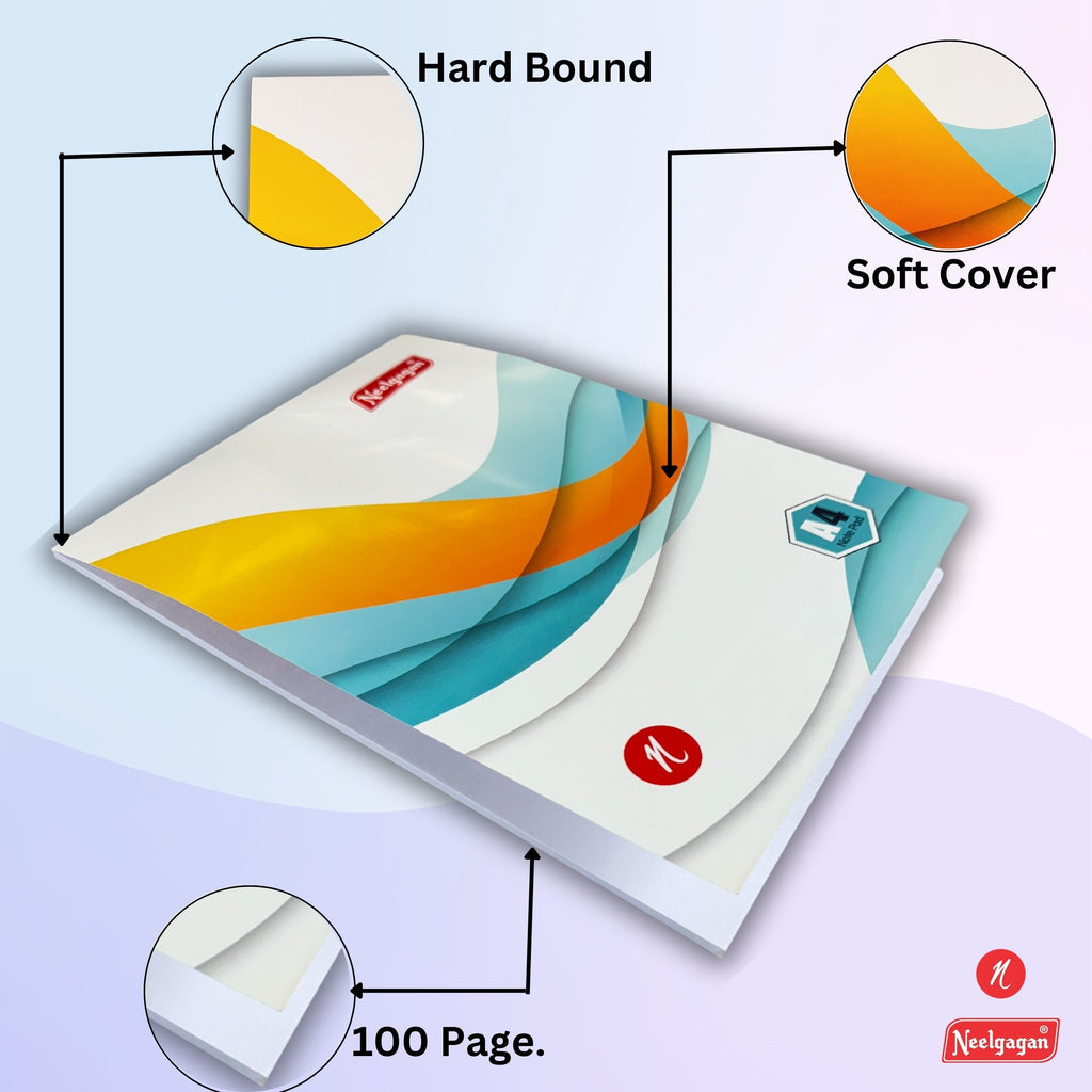 Executive Pad A4, 100 Pages (21.0 cm x 29.7 cm) – Neelgagan