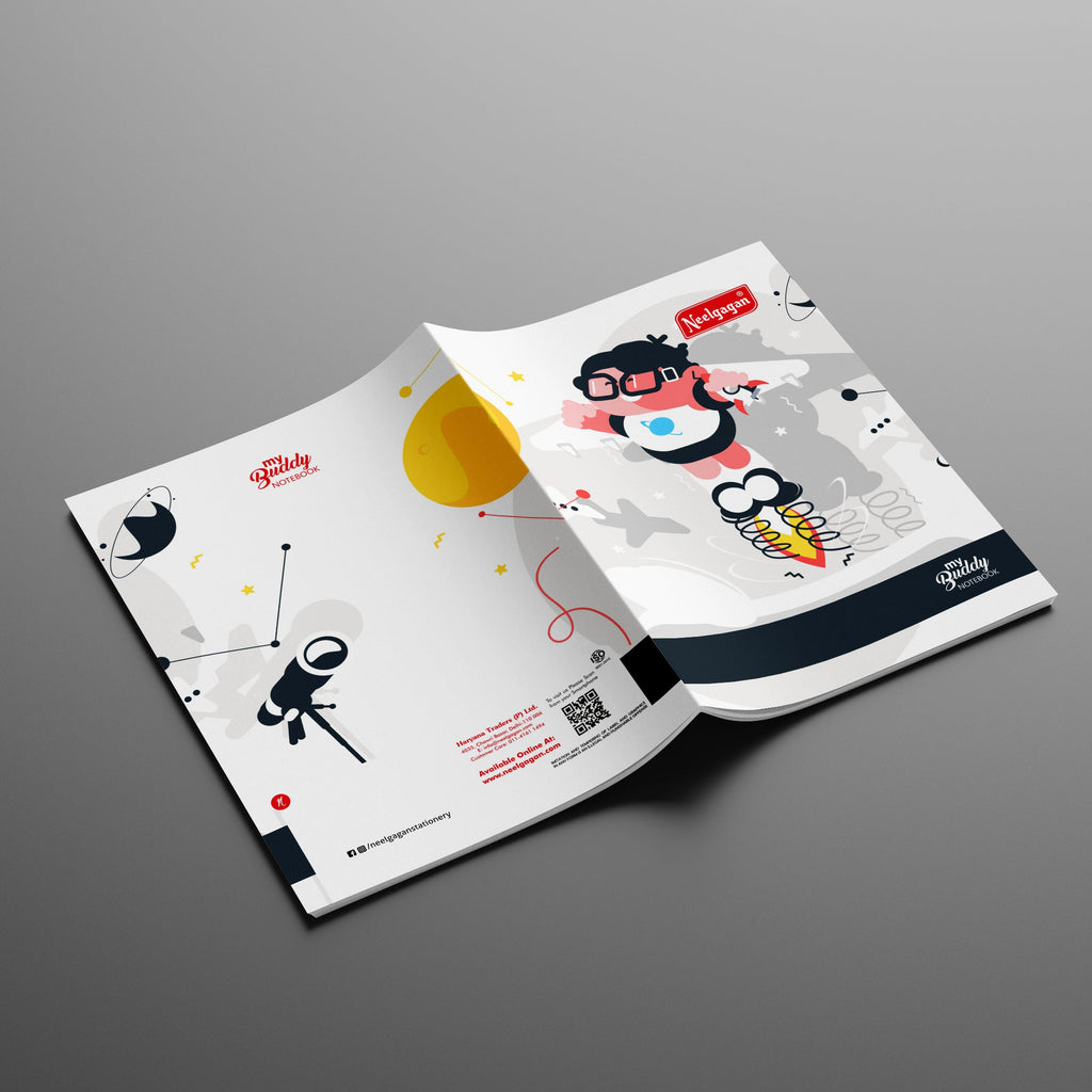 My Buddy Notebook, Copy Size (18cm X 24cm) Softcover – Neelgagan
