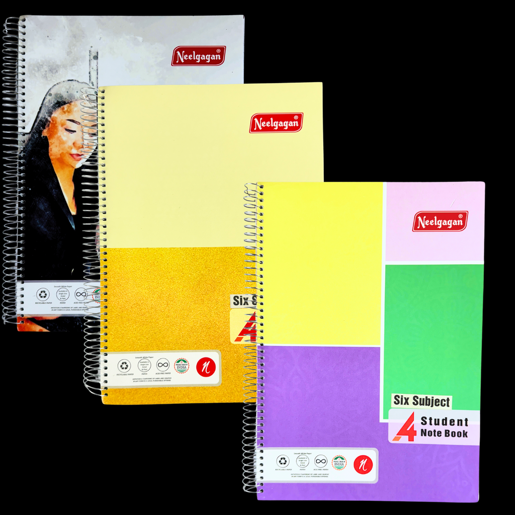Student Notebook A4 - Spiral Bound (21cm X 29.7cm) – Neelgagan