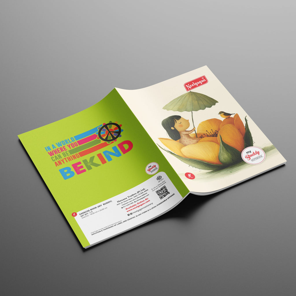 My Buddy Notebook, Copy Size (18cm X 24cm) Softcover – Neelgagan