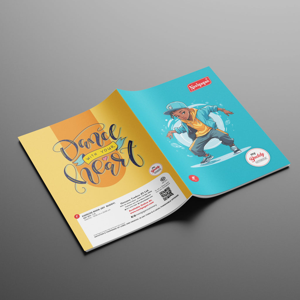 My Buddy Notebook, Copy Size (18cm X 24cm) Softcover – Neelgagan