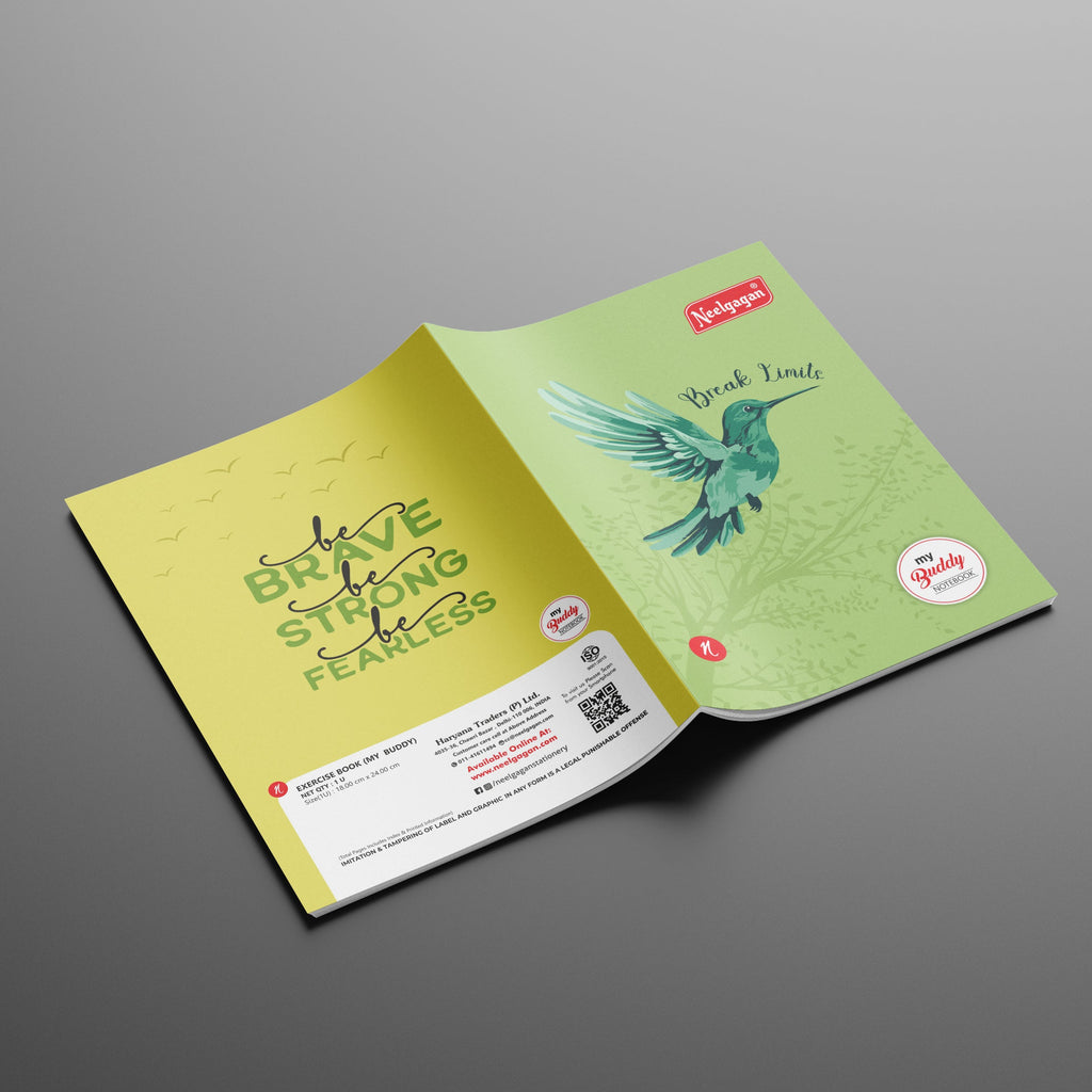 My Buddy Notebook, Copy Size (18cm X 24cm) Softcover – Neelgagan