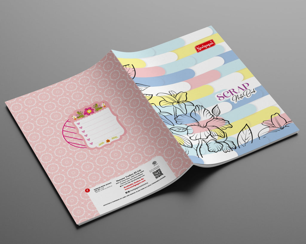 Scrap Notebook A4 Coloured Pages (21cm X 29.7cm) Softcover – Neelgagan