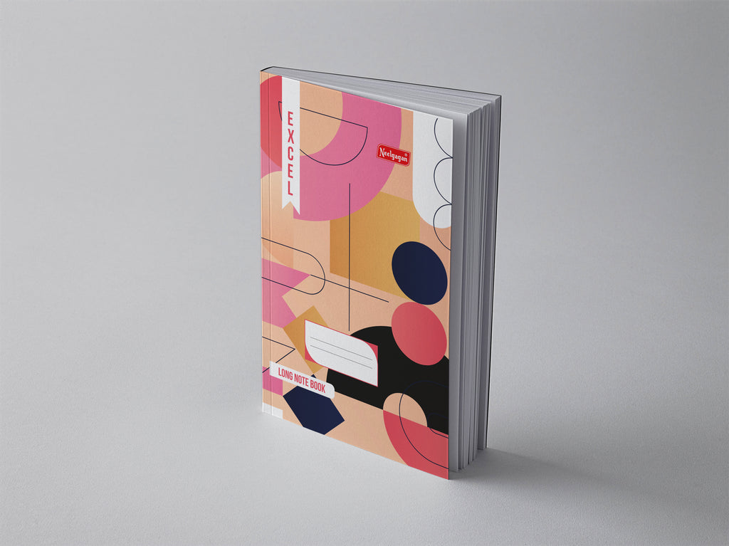 Excel Notebook, Register (19.0 cm x 30.5 cm) Hardbound – Neelgagan