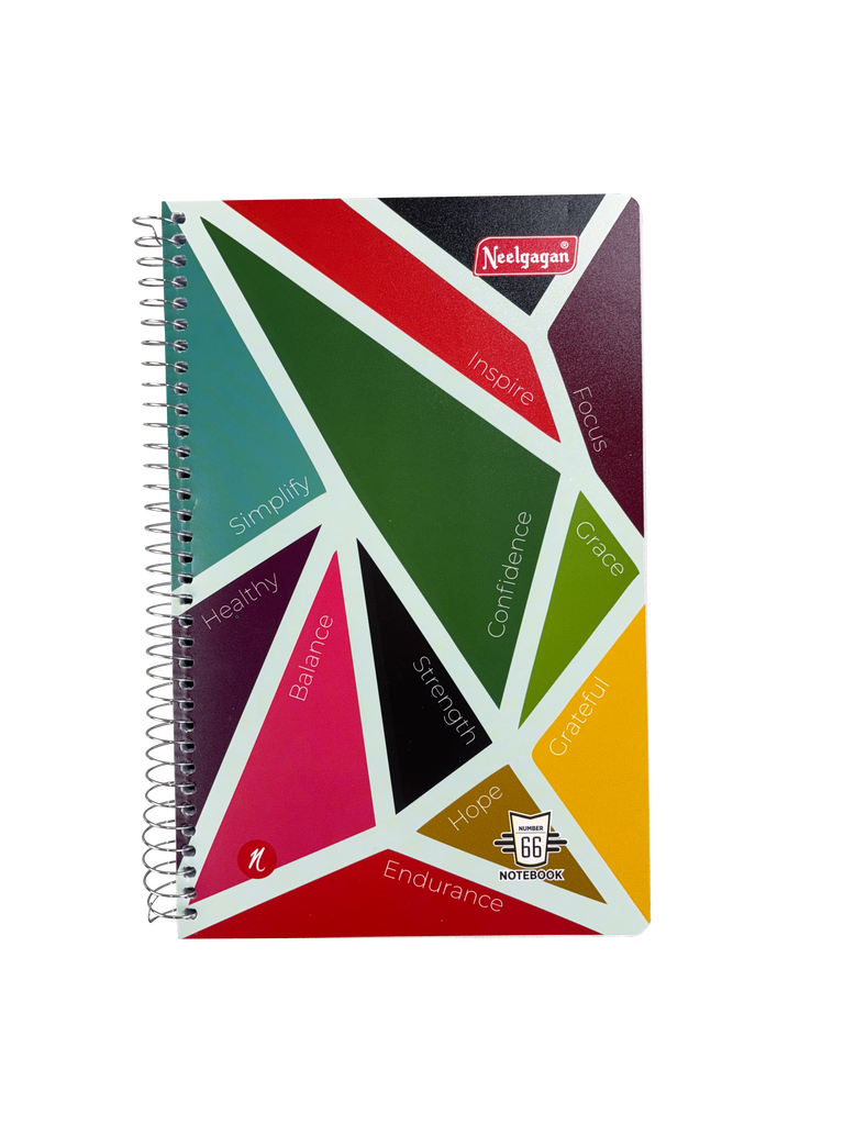 Spiral Notebook No. 66 - 80 & 160 Pages (14.5cm x 22.5cm) – Neelgagan
