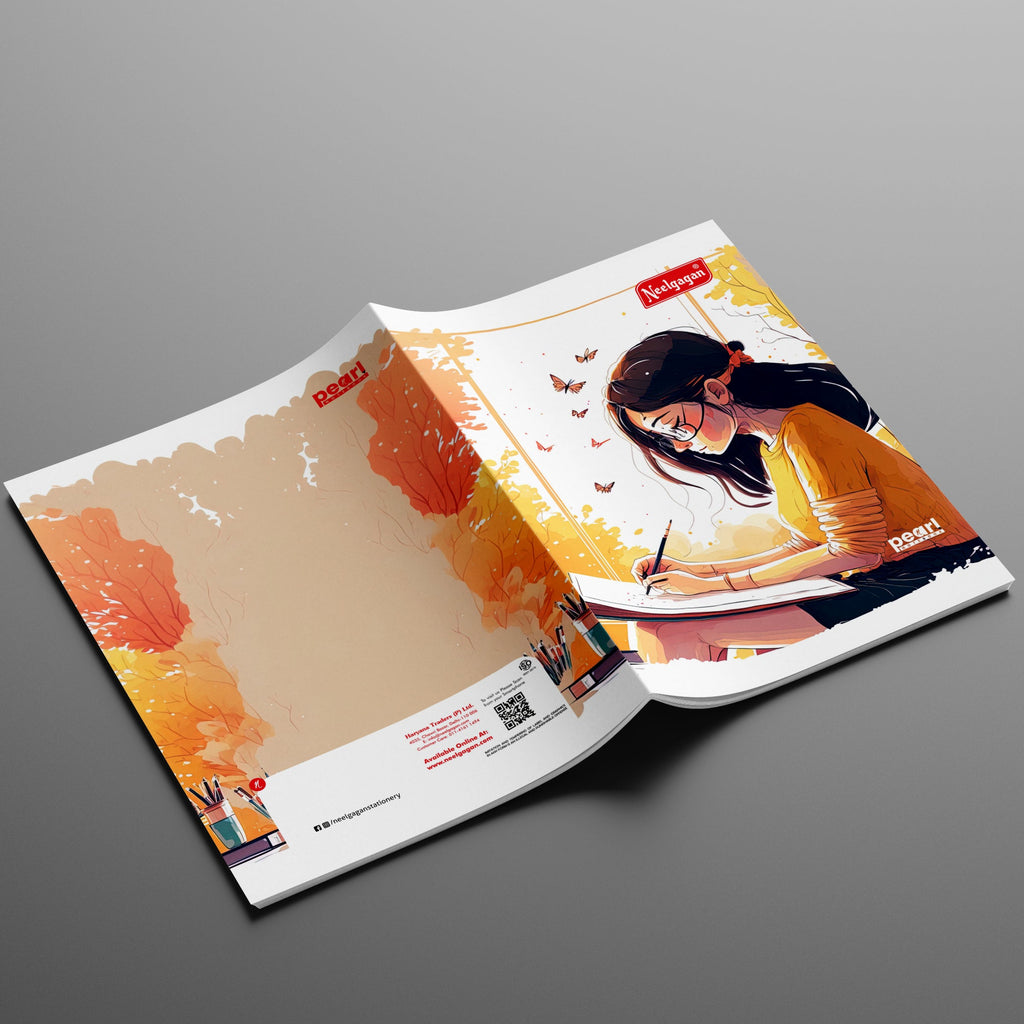 Pearl Notebook A4, Register, (21cm X 29.7cm) Softcover – Neelgagan