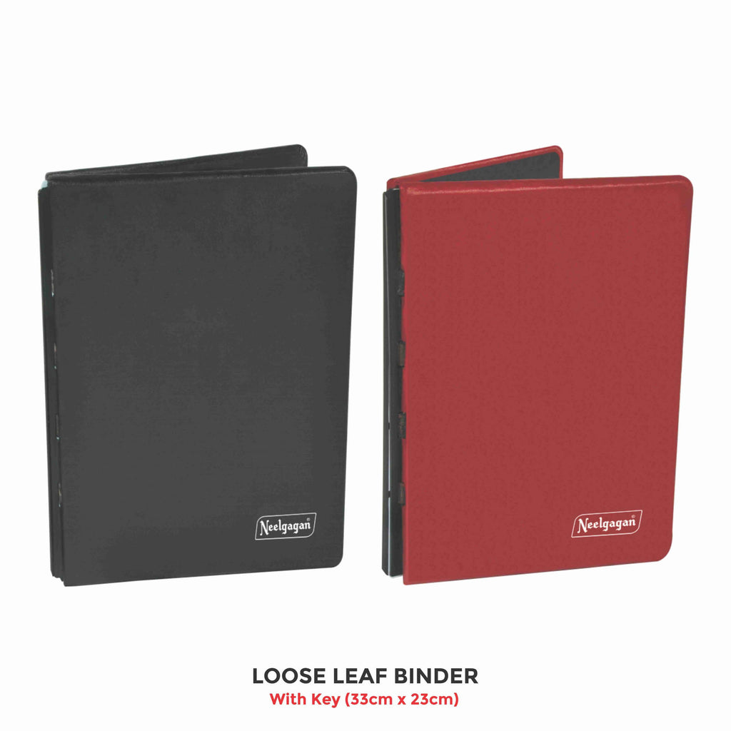 Loose Leaf Binder -With Key, (33cm x 23cm) – Neelgagan
