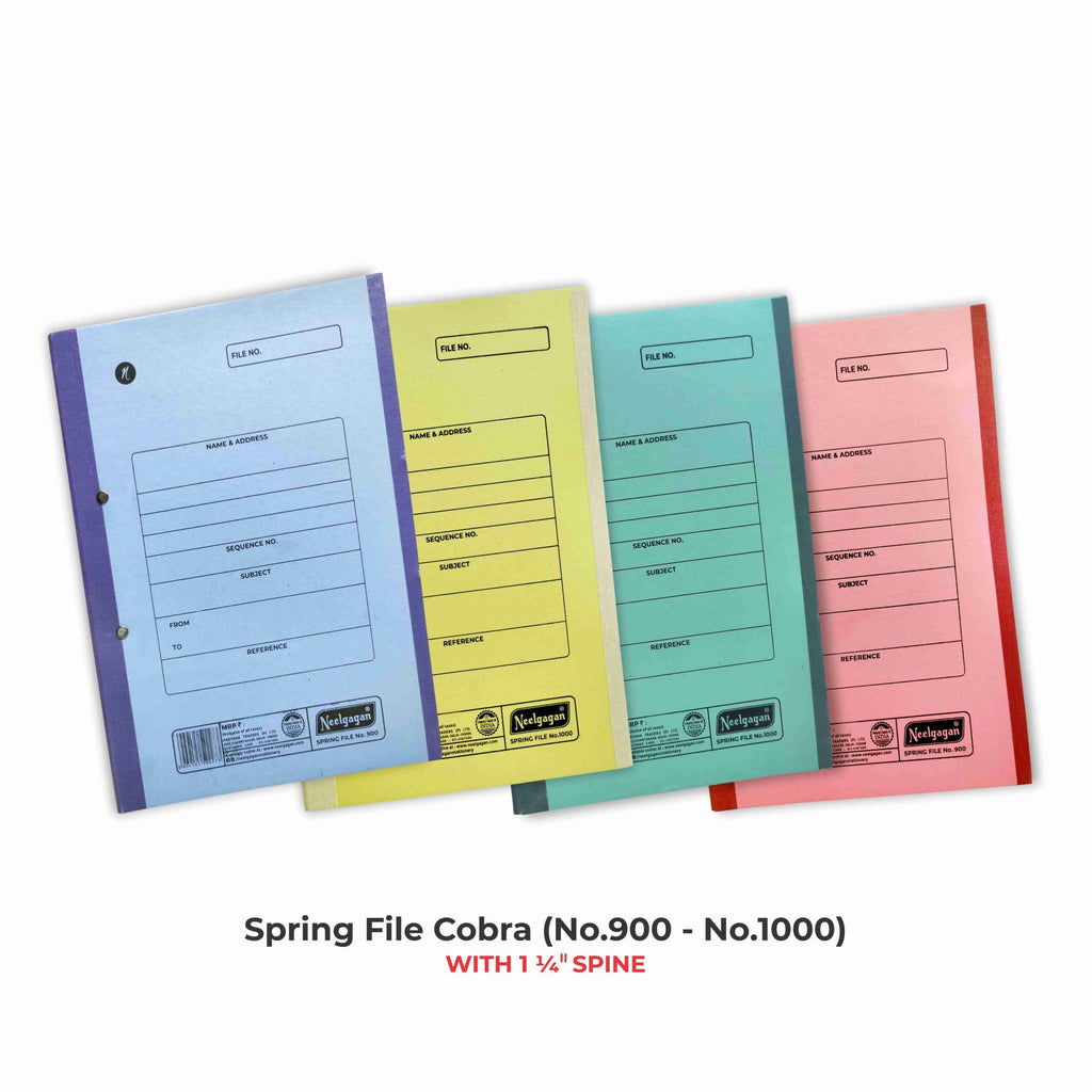Extra Spine - Spring File Cobra (Suitable for more A4 and Legal size p ...
