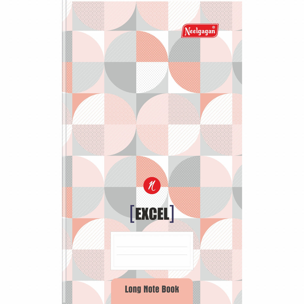 Excel Notebook, Register (19.0 cm x 30.5 cm) Hardbound – Neelgagan