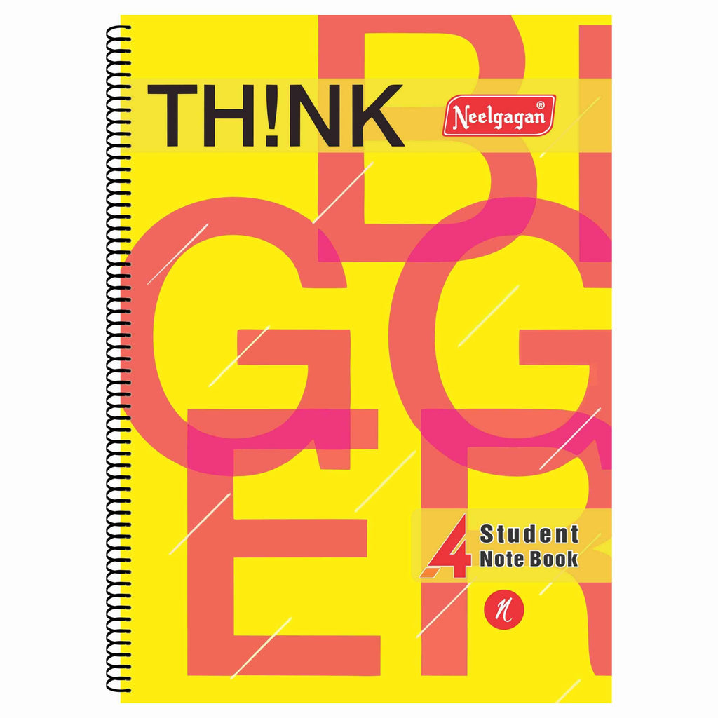 Student Notebook A4 - Spiral Bound (21cm X 29.7cm) – Neelgagan