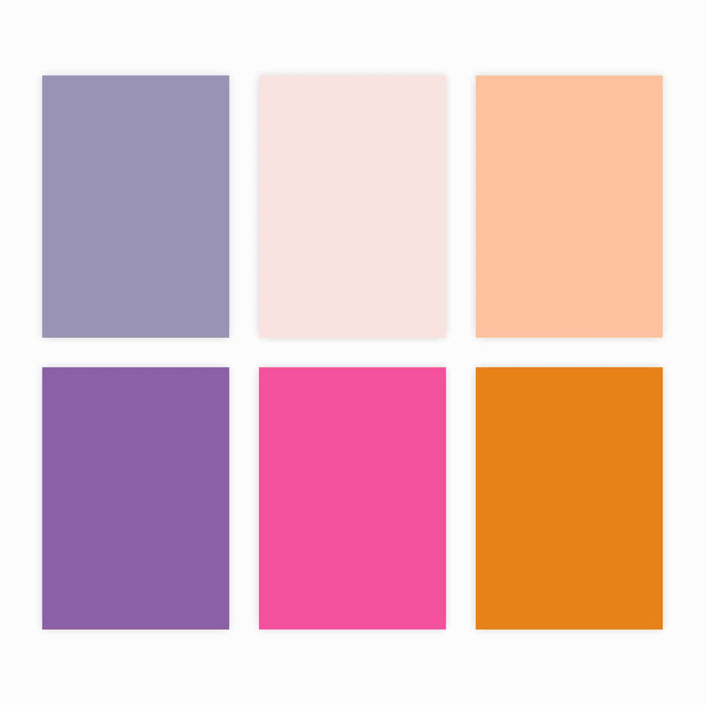 Coloured Paper (Plain-Thick) - Pack of 20 Color Sheets in A4, A3 & A2 ...