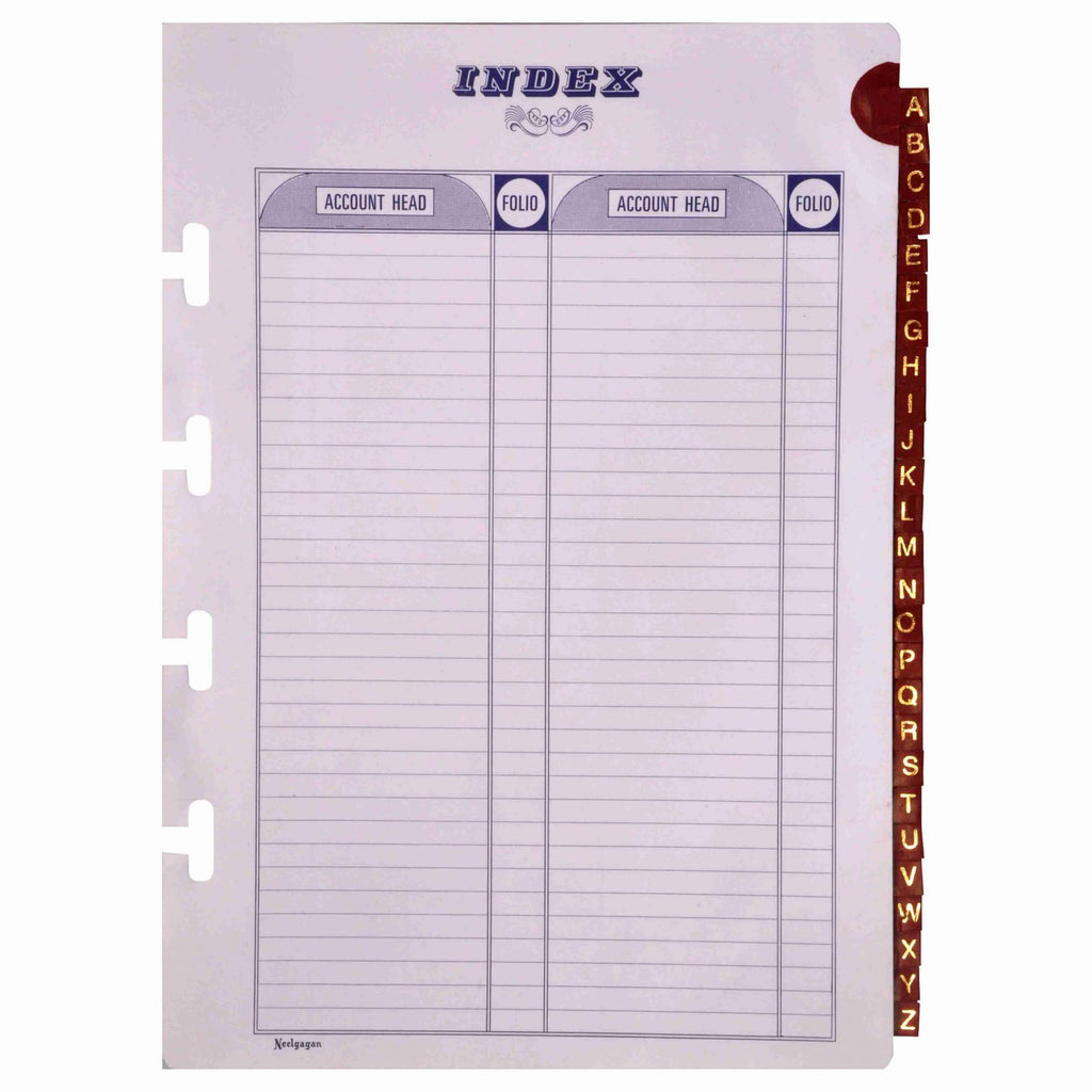 Loose Leaf Sheets, 100 - Sheets & Index, (33cm x 23cm) (Ideal for Bind ...