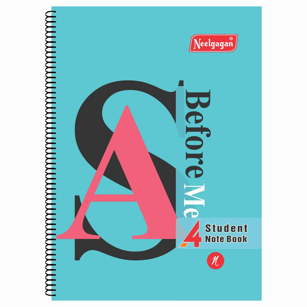 Student Notebook A4 - Spiral Bound (21cm X 29.7cm) – Neelgagan