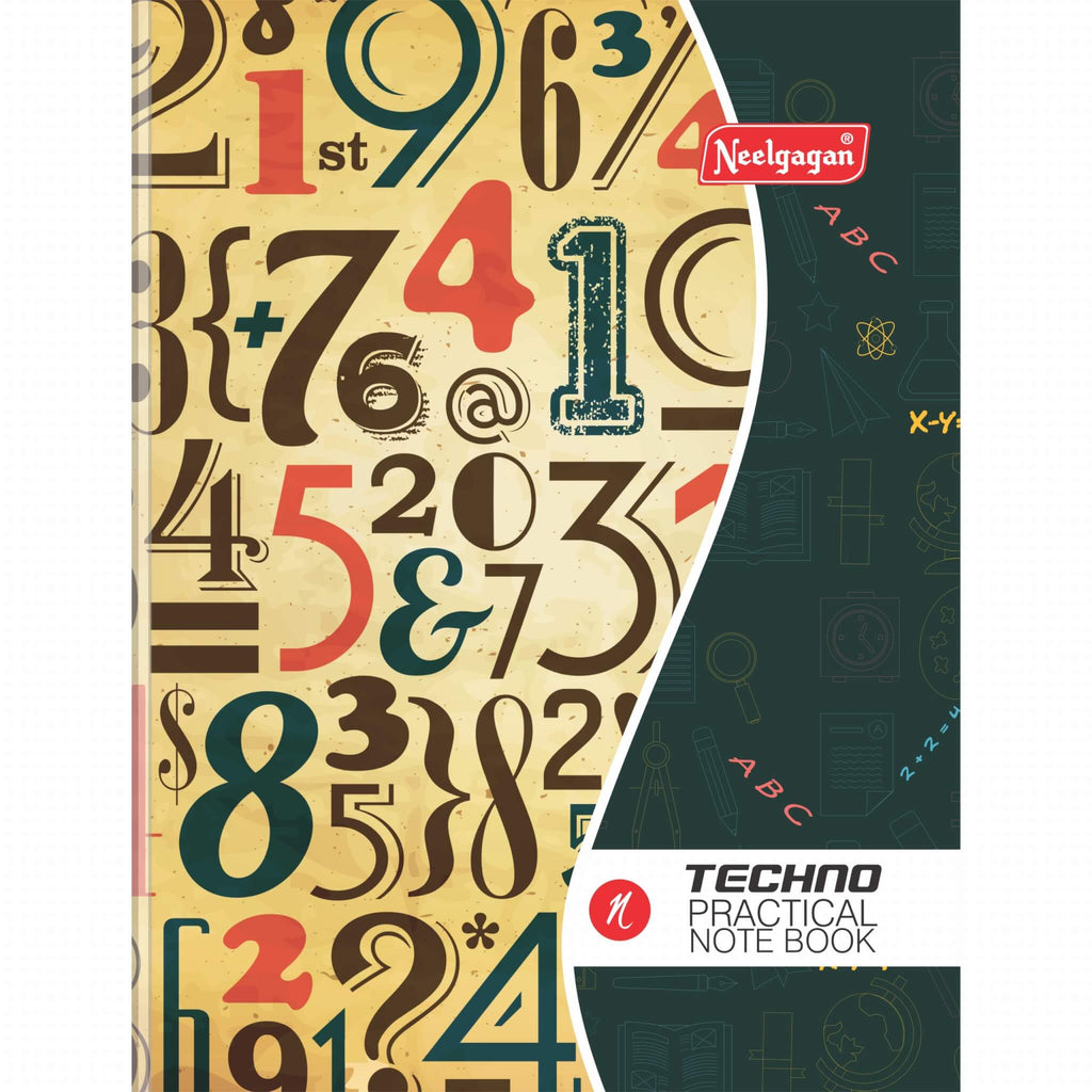 Techno Practical Notebook, (21.50cm X 26.50cm) (Hardbound) – Neelgagan