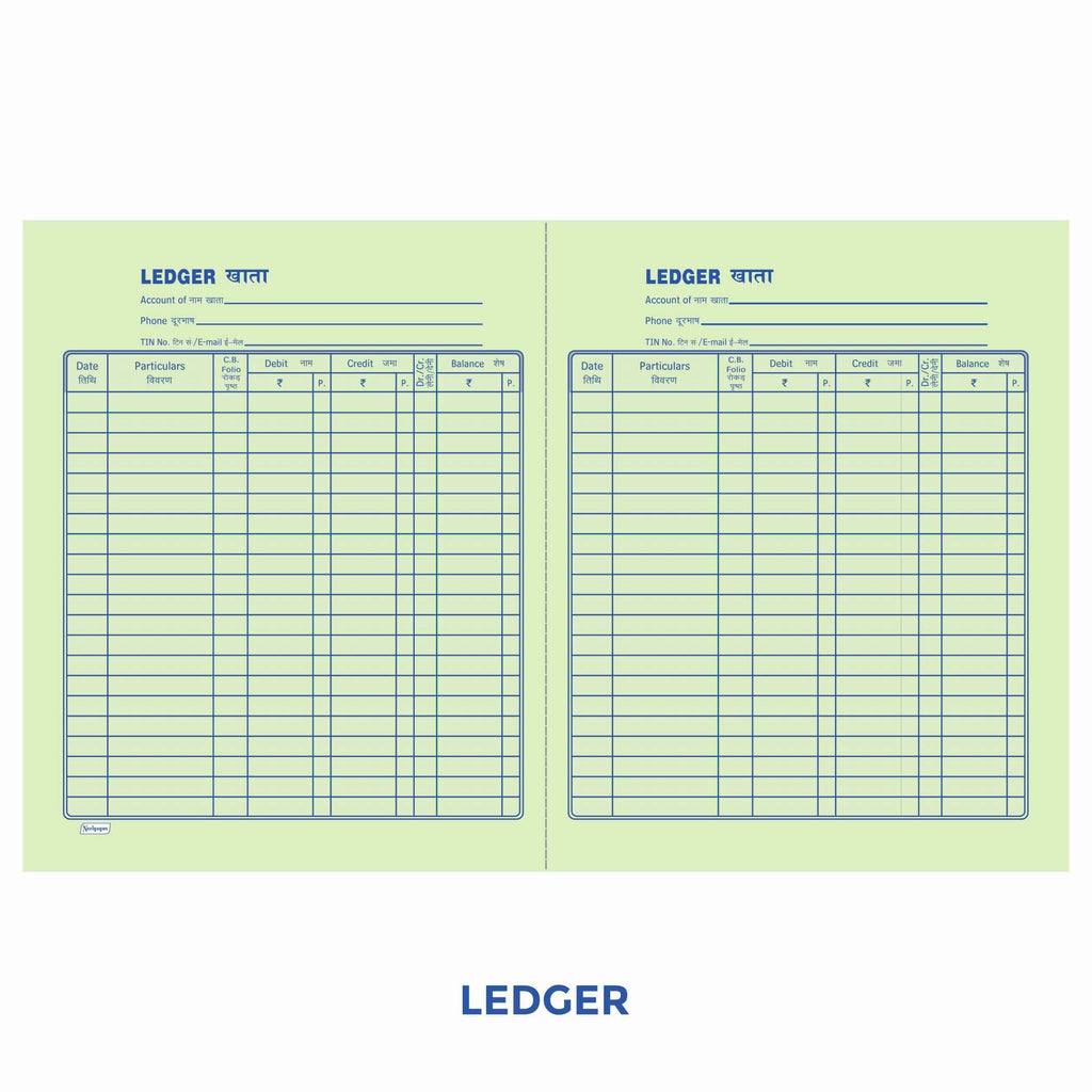 Account Books, Cash Book / Ledger Etc., R/B, Copy Size (16.5cm x 20.0c ...
