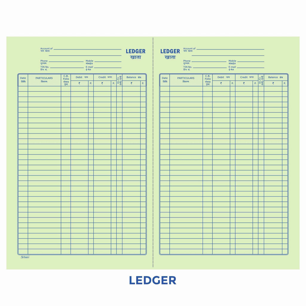 Account Books, Cash Book/ Ledger Etc., R/B, Register Size (21.0cm x 33 ...