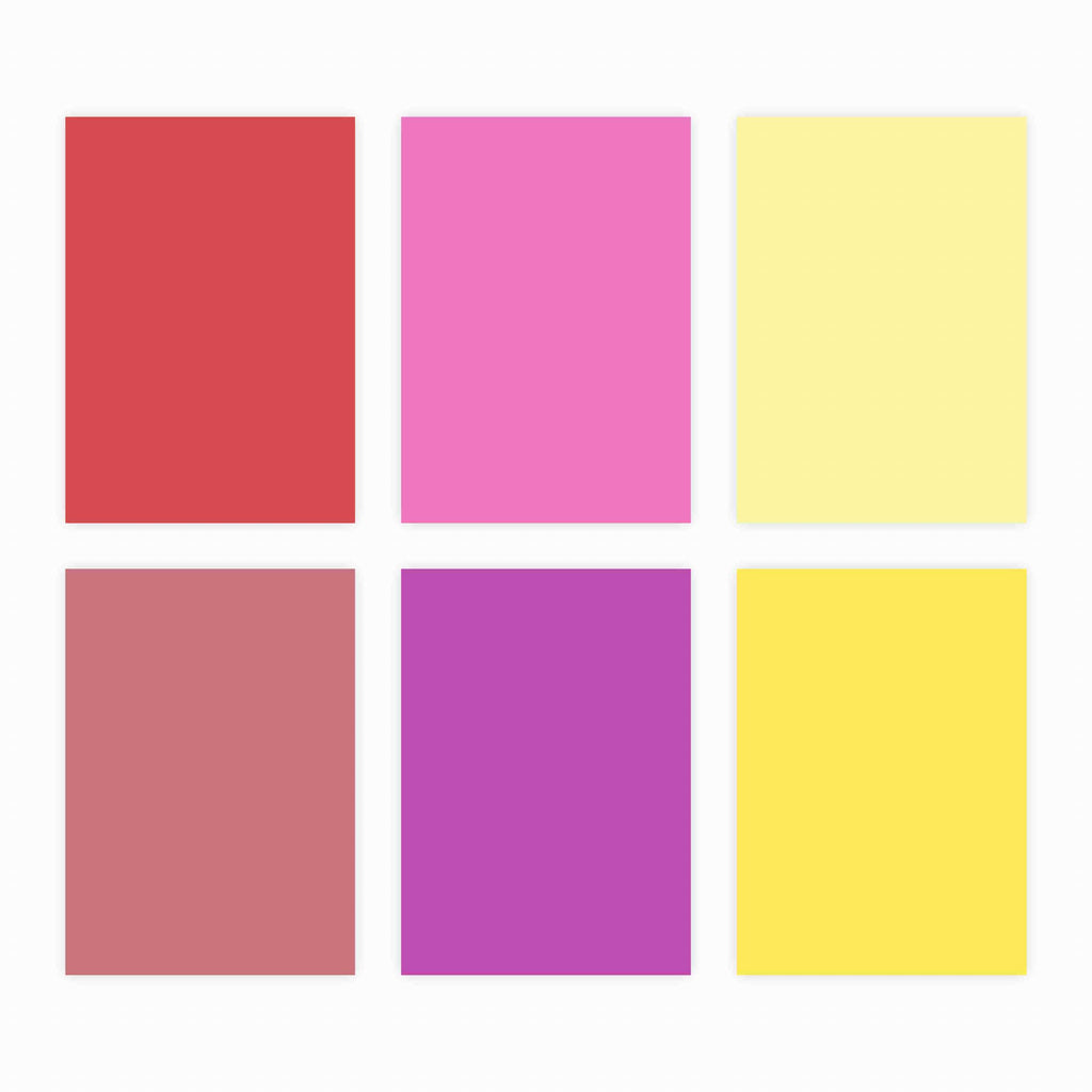 Coloured Paper (Ruled-Thick) - Pack of 20 Color Sheets in A4 size (Sui ...