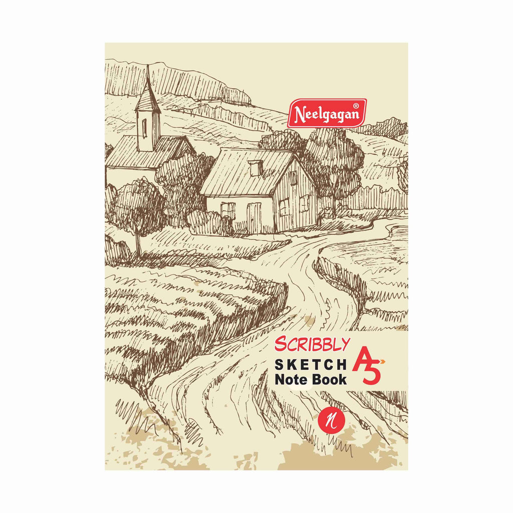 Scribbly Sketch Pad A5 (140 GSM) – 35 Sheets, 14.7cm X 21cm (Suitable ...