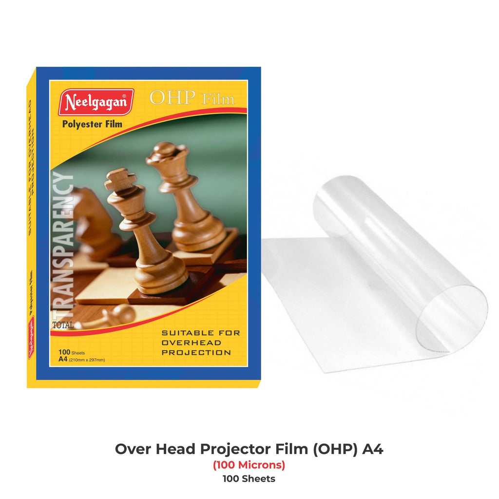 Over Head Projector Film (OHP) A4 - 100 Microns (100 Sheets) – Neelgagan