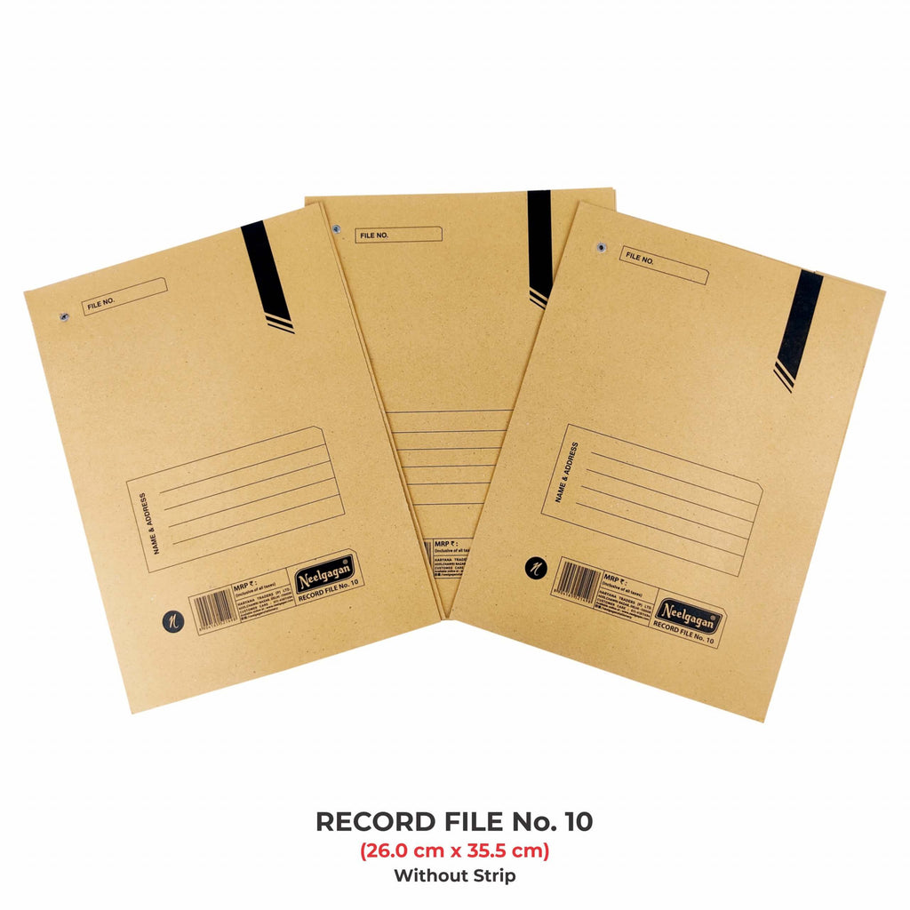 Record file - No.10, No.15, No.20 (Plain & Binding Cloth Strip) – Neelgagan