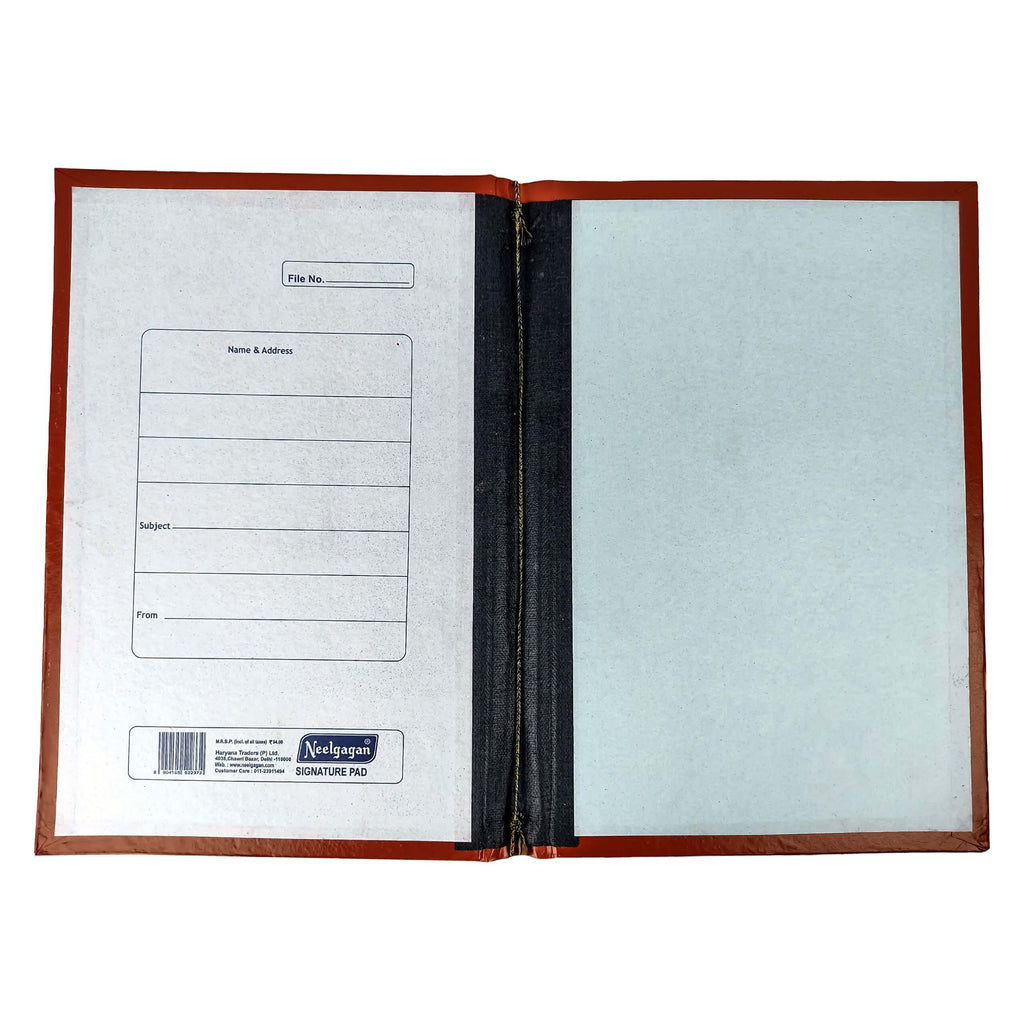 Signature Pad (With thread) Hard Bound (26.0 cm x 37.5 cm) – Neelgagan